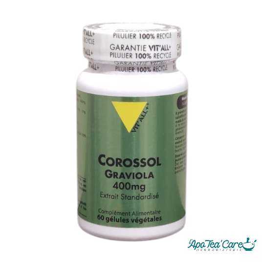 Corossol Graviola 400mg + Vitamine B6 - Immunité | Vit'All+ – L'ApoTea'Care